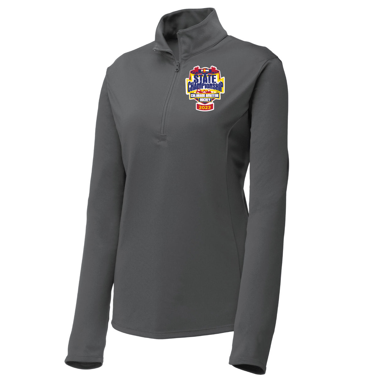 State Championships - Ladies 1/4 Zip Pullover (LST357) – Excel Screen ...